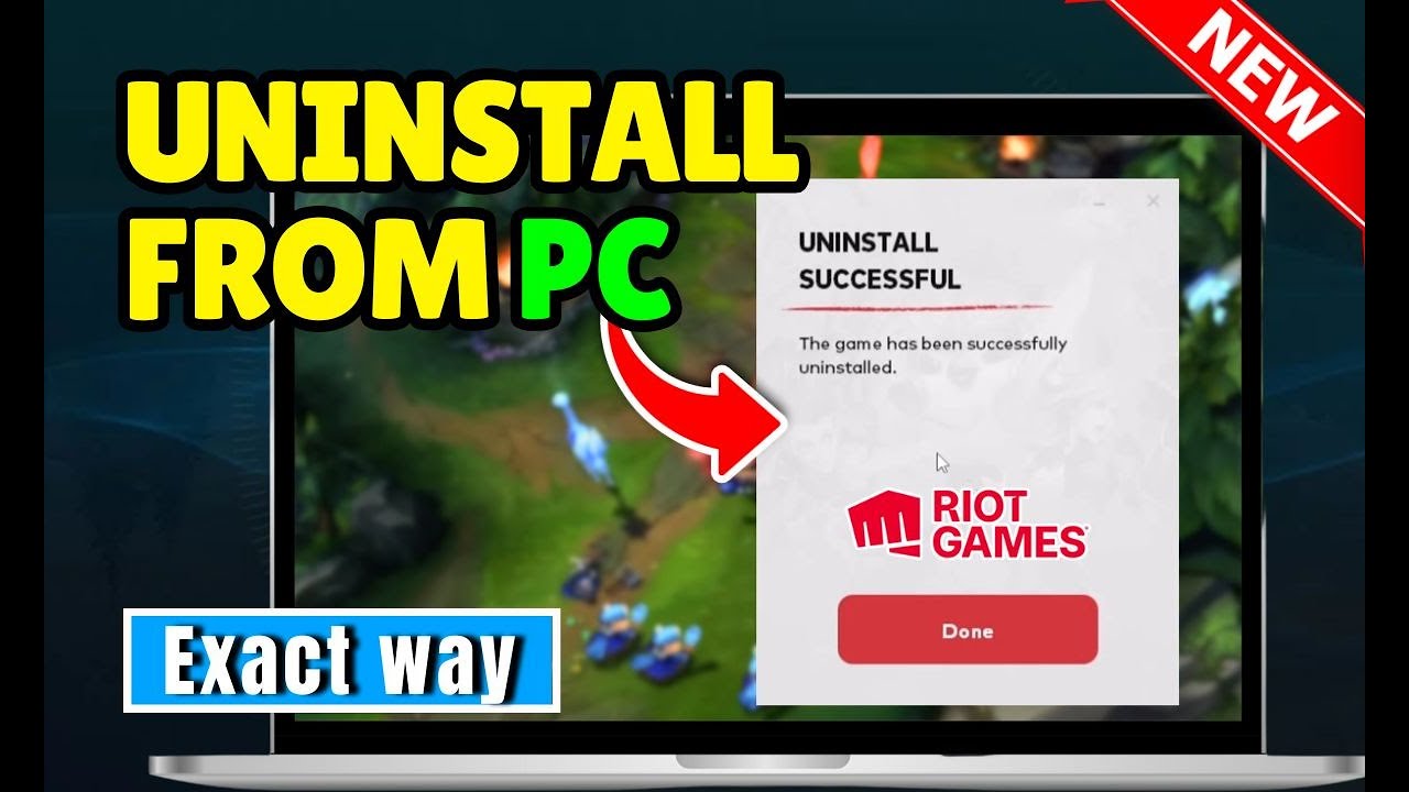 How To Uninstall League Of Legends || Permanently delete League? - YouTube