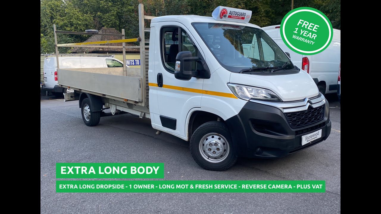 2020 CITROEN RELAY DROPSIDE TRUCK - 2.2L DIESEL ENGINE - 50K MILES ...