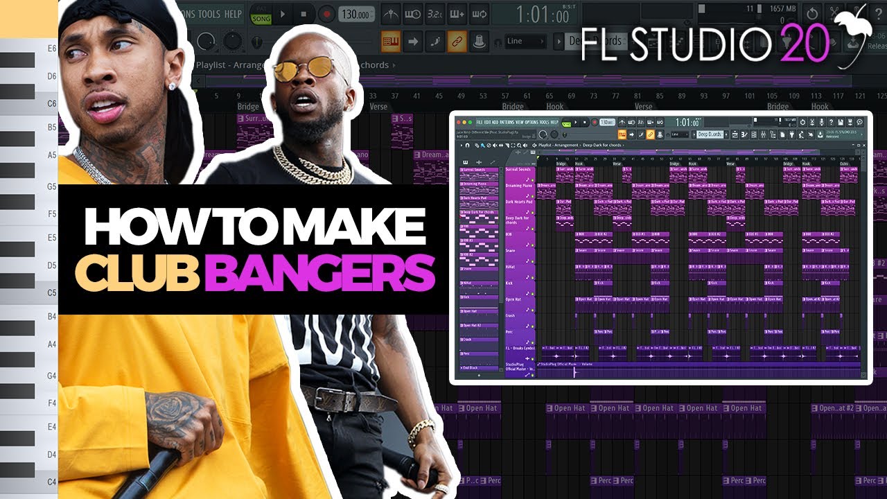 How To Make A CLUB BANGER In FL Studio 20 | How To Make Club Beats Like ...
