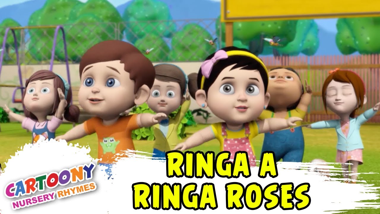 Ringa Ringa Roses Part 2 | The Poem Nursery Rhymes | Cartoony Rhymes ...