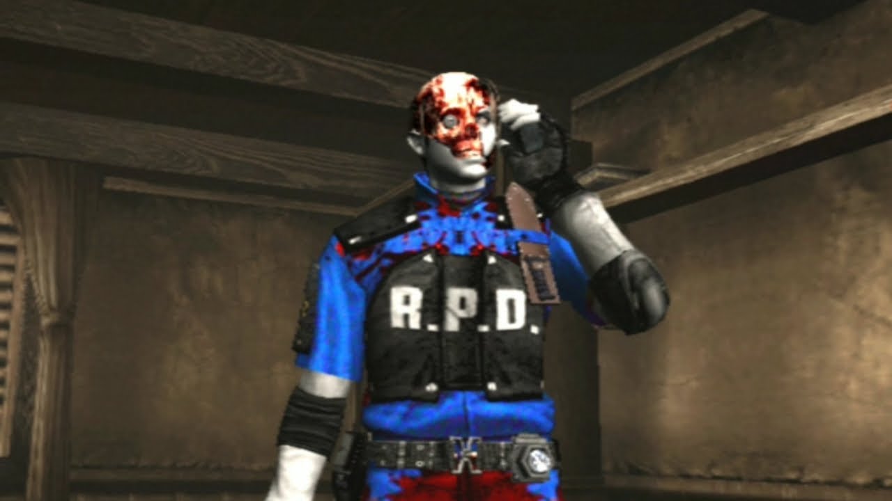 RE4 Leon Zombie RPD PS2/2007 - YouTube