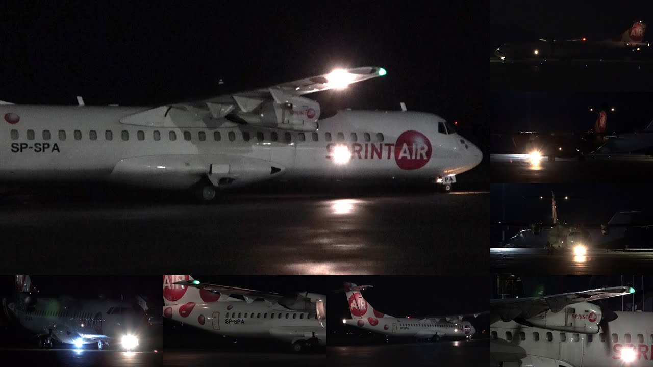 Cargo flight for UPS: ATR 72-202(F), SP-SPA, SprintAir at Poznan ...
