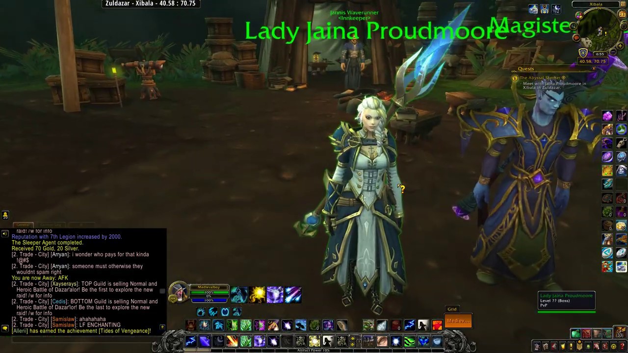 The Abyssal Scepter | 8.1 Tides of Vengeance (Alliance) - YouTube