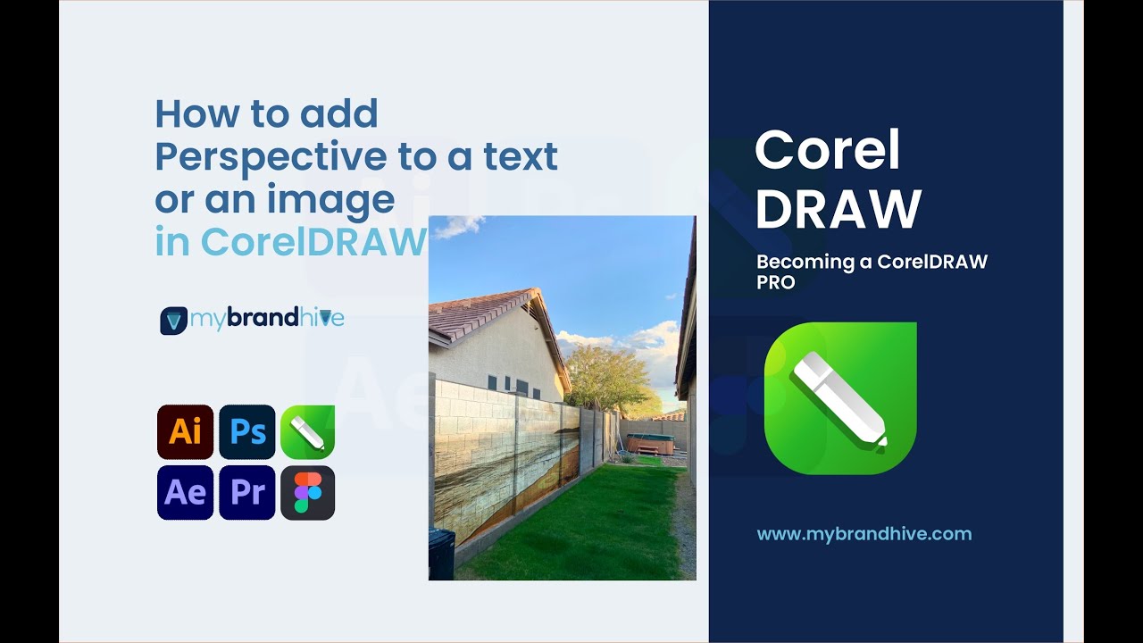 Making your image come alive with perspective in CORELDRAW - YouTube