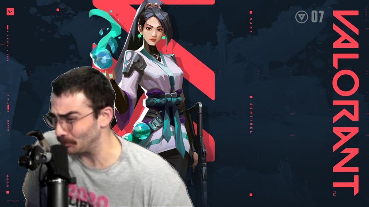 Hasanabi gets taught to play and build walls as a Sage [Valorant Part 2 ...