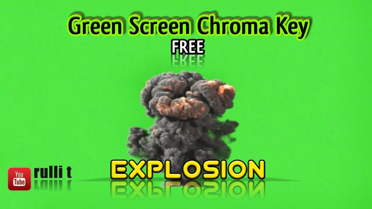 Green Screen - Real EXPLOSION animation 🔊 Chroma key - YouTube