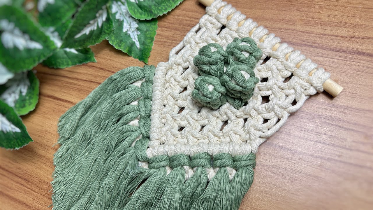 EASY macrame wall hanging | STEP by STEP Tutorial - YouTube