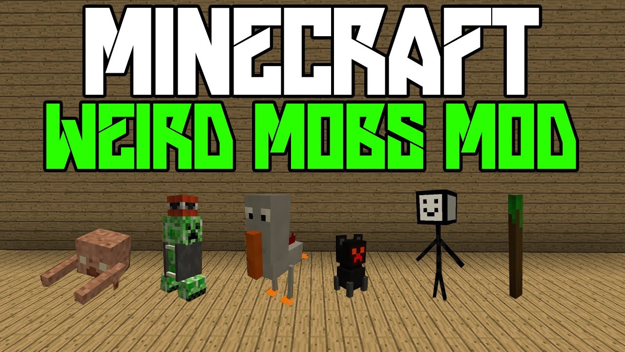Minecraft: Modyfikacje [#31] [1.4.7] - Weird Mob mod - Nowe potwory ...