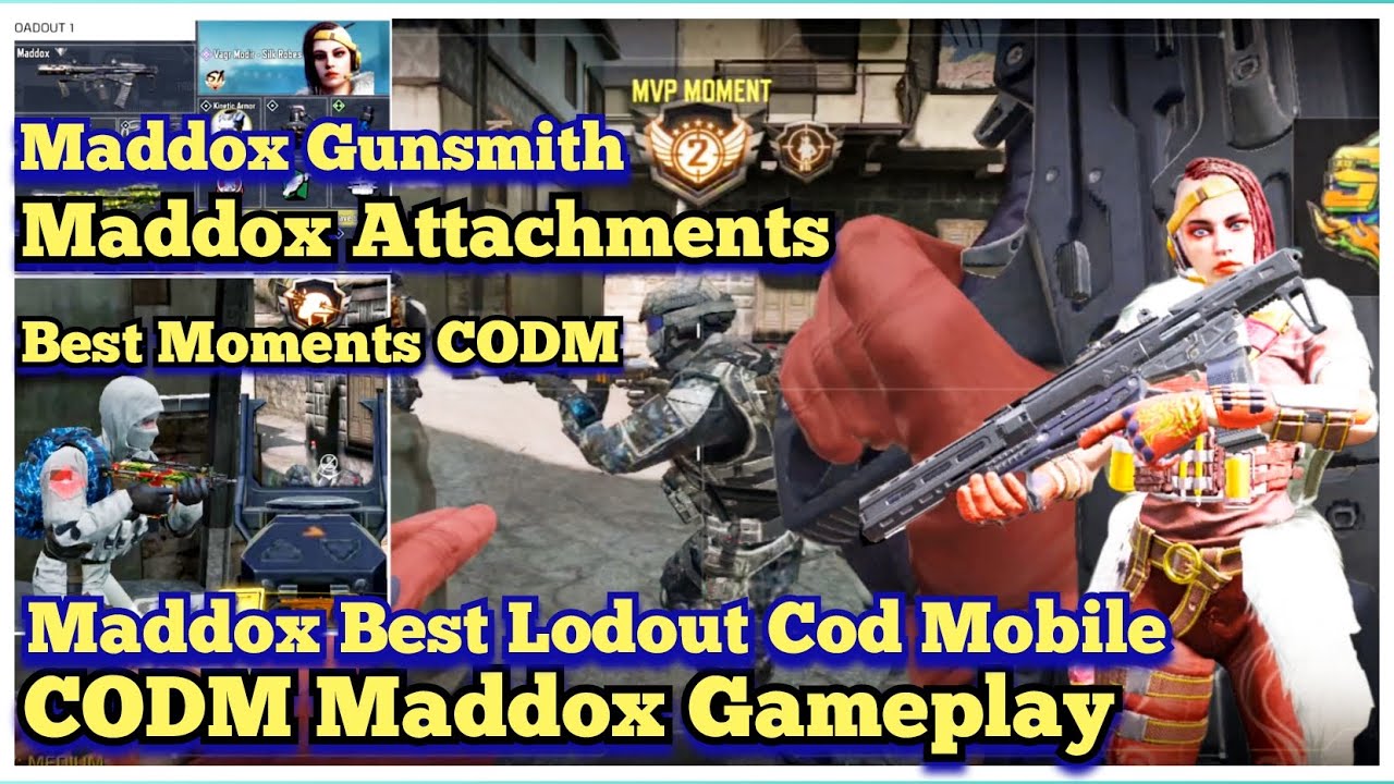 Call Of Duty Mobile Maddox Gameplay Maddox Gunsmith Maddox Best ...