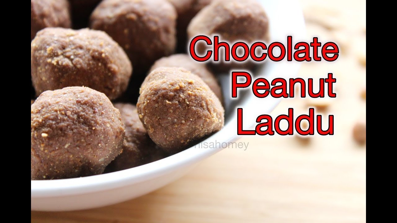 Peanut Laddu Recipe - How To Make Chocolate Peanut Ladoo - Healthy ...