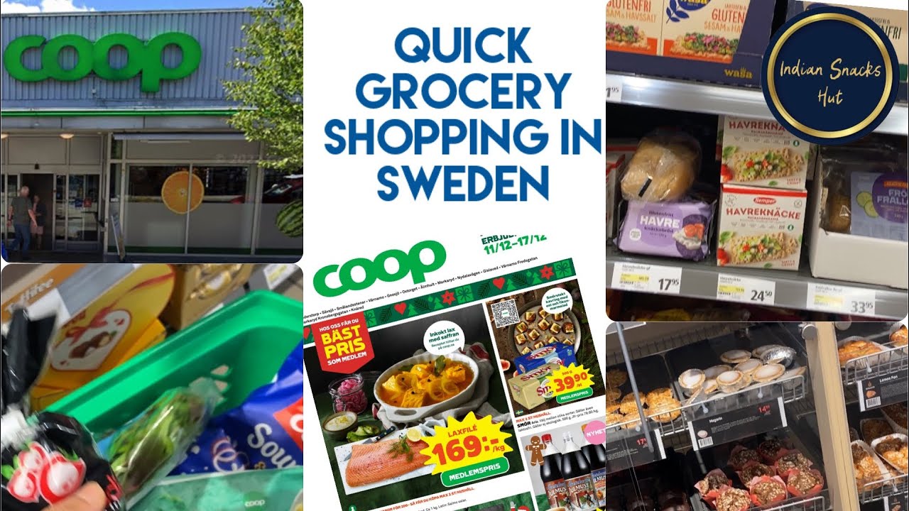 Quick Grocery Shopping in Sweden! #shortfeed #groceryshopping #sweden # ...