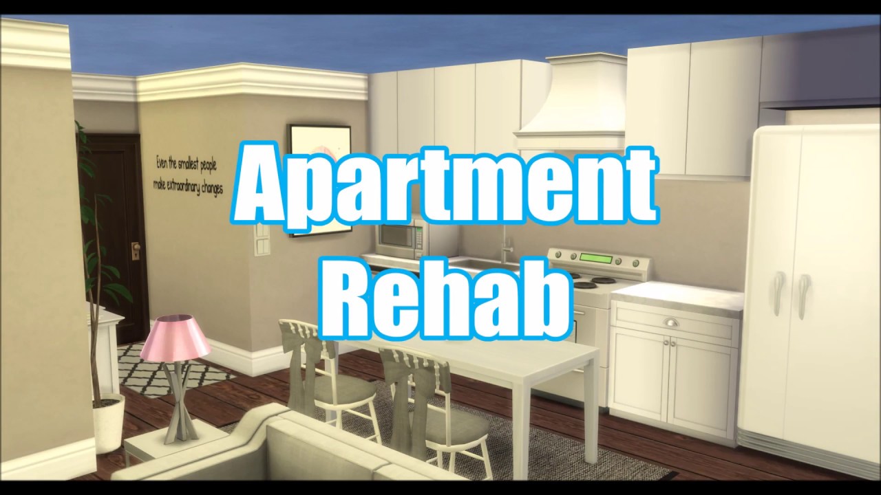 Apartment Rehab: San Myshuno Sims 4 Speed Build - YouTube