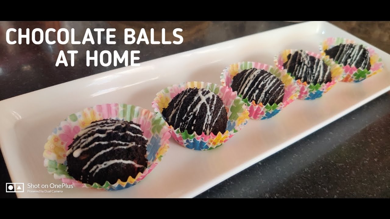 no bake chocolate balls |chocolate balls | chocolate ball recipe - YouTube