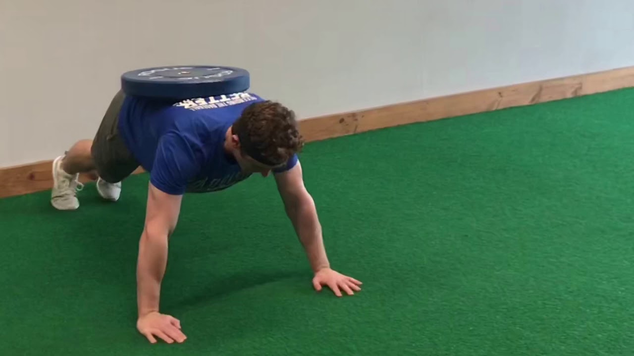 Weighted Lateral Hand Walk - YouTube