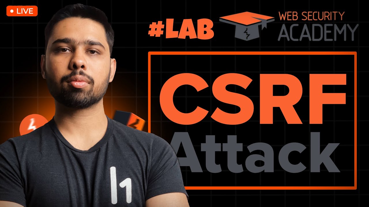 [LIVE] Cross-Site Request Forgery CSRF - PortSwigger Labs - YouTube