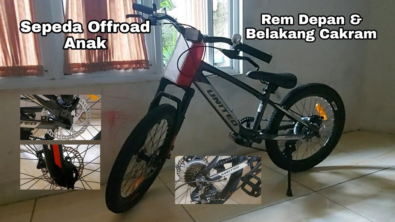 Review Sepeda Off Road Anak II Monanza 20 Hitam Silver 2022 - YouTube