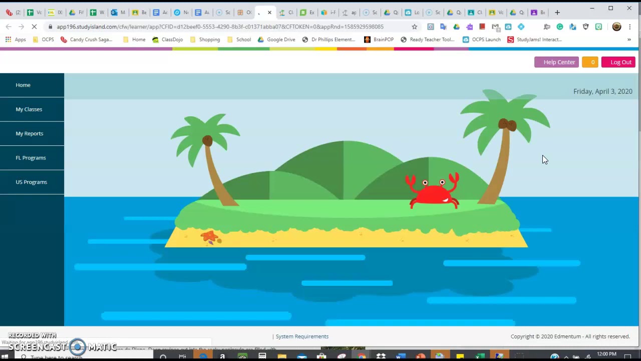 How to find my lesson in Study Island - YouTube