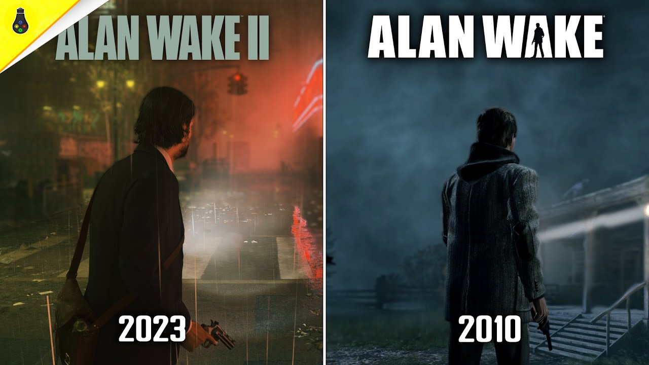 Alan Wake 2 vs Alan Wake - Details and Physics Comparison - YouTube