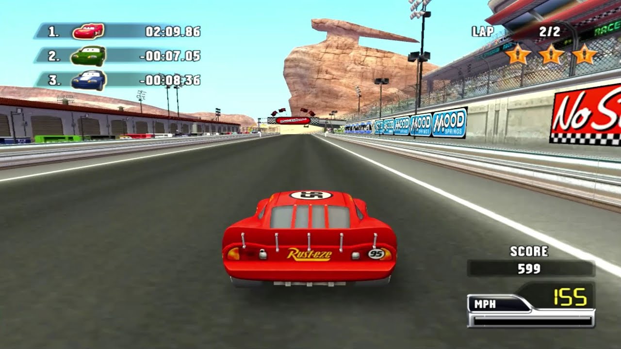 Disney's Cars Race O Rama - PlayStation 2 Gameplay 1080p (PCSX2) - YouTube