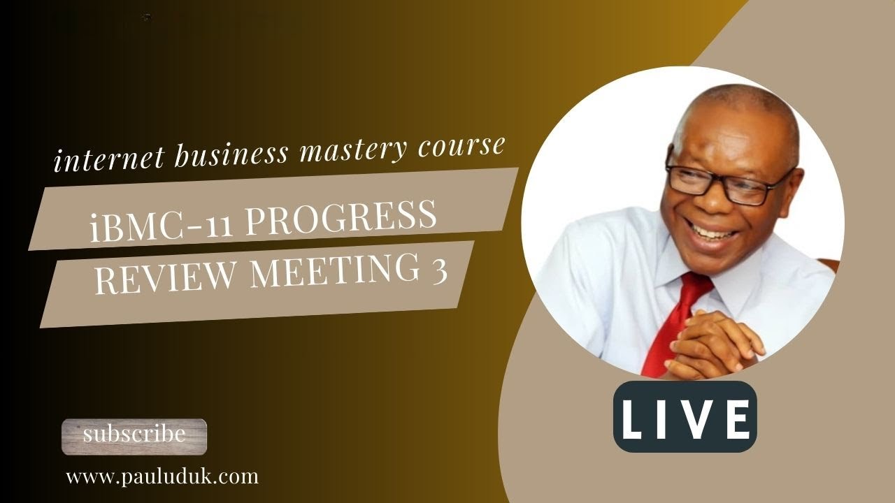 iBMC-11 PROGRESS REVIEW MEETING 3 - YouTube
