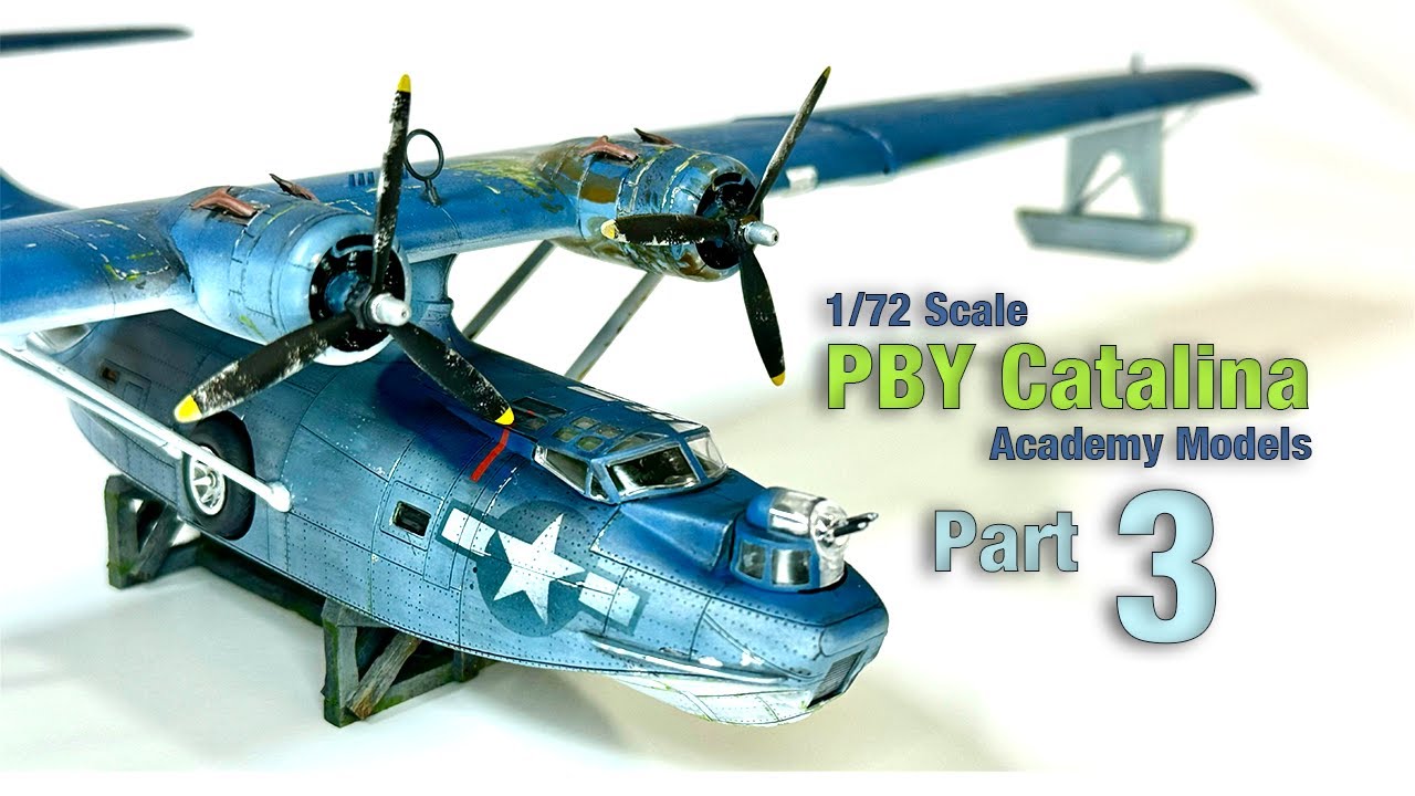 PBY Catalina Part 3 - Finished! 1/72 Scale Aircraft Academy Models ...