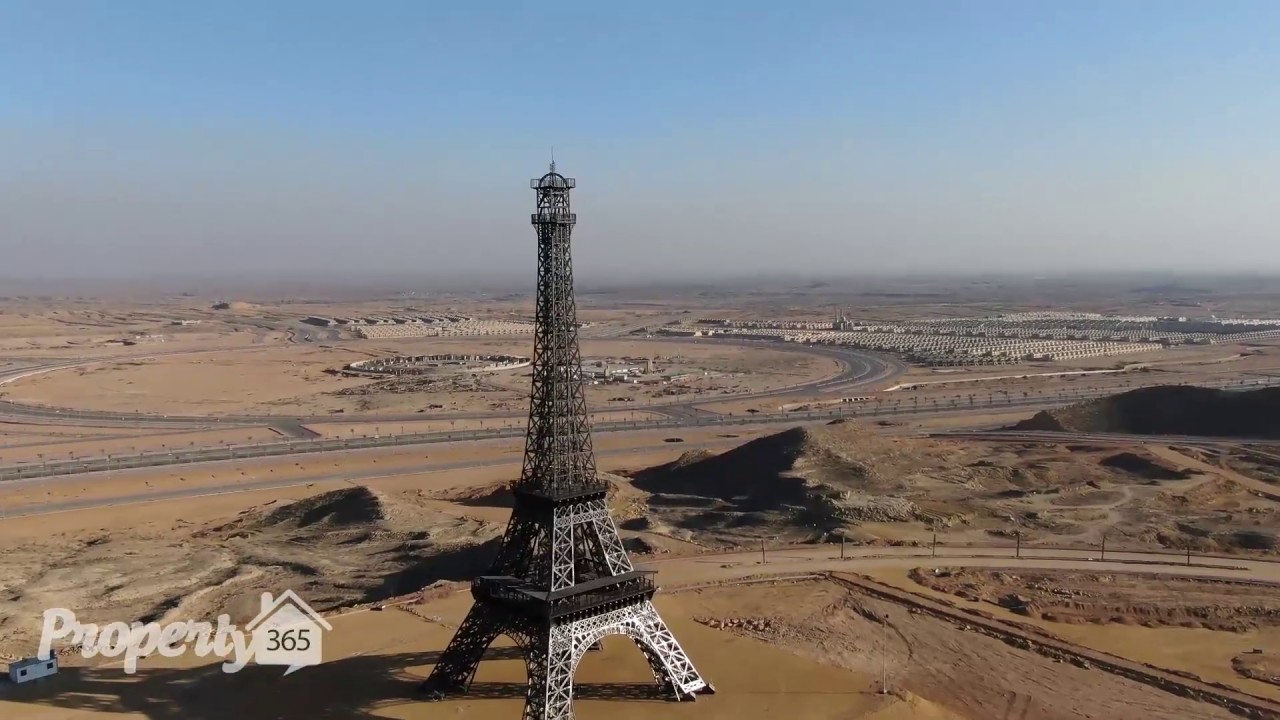 Eiffel Tower Bahria Sports City Karachi Precinct 37 - YouTube