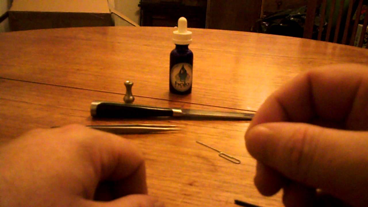 Clockworks RDA - How to make a new coil and wick assembly - YouTube