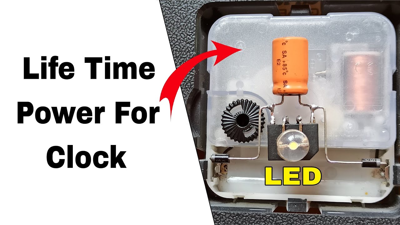 New Top 3 Electronics Projects..Lifetime Power For Clock - YouTube