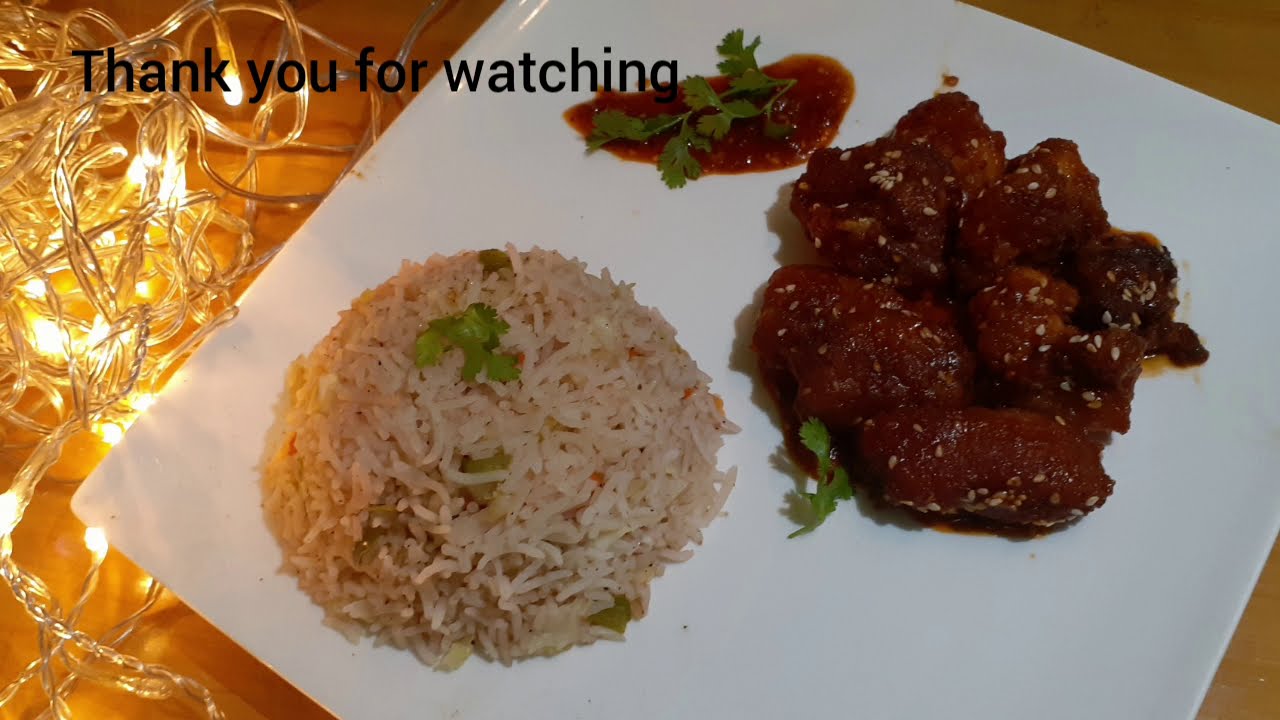 Hot dragon chicken with vegetable rice | recipe | Cook & Crust - YouTube