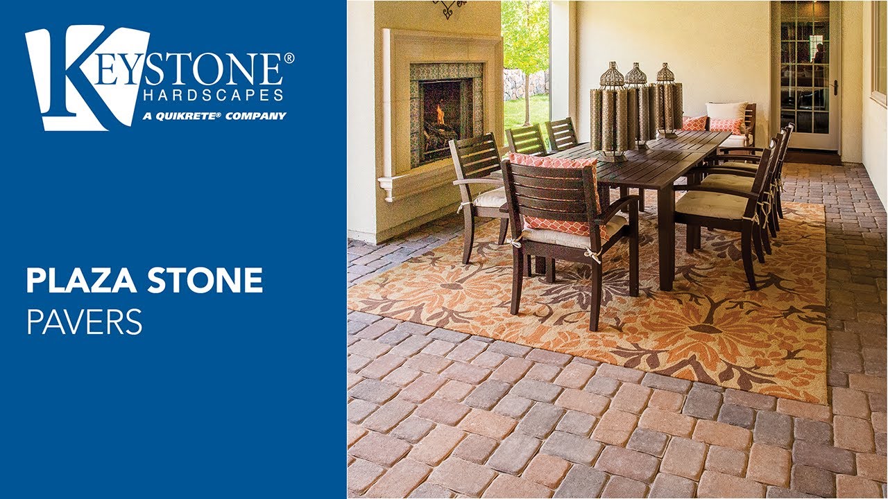 Keystone Plaza Stone pavers - YouTube