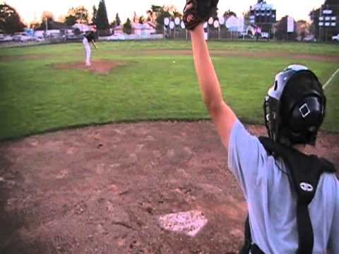 Pitching front view windup and stretch - YouTube