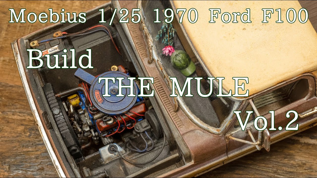 Full Build MOEBIUS 1/25 1970 Ford F100 The Mule Vol.2 映画 運び屋のフォードF100（車 ...