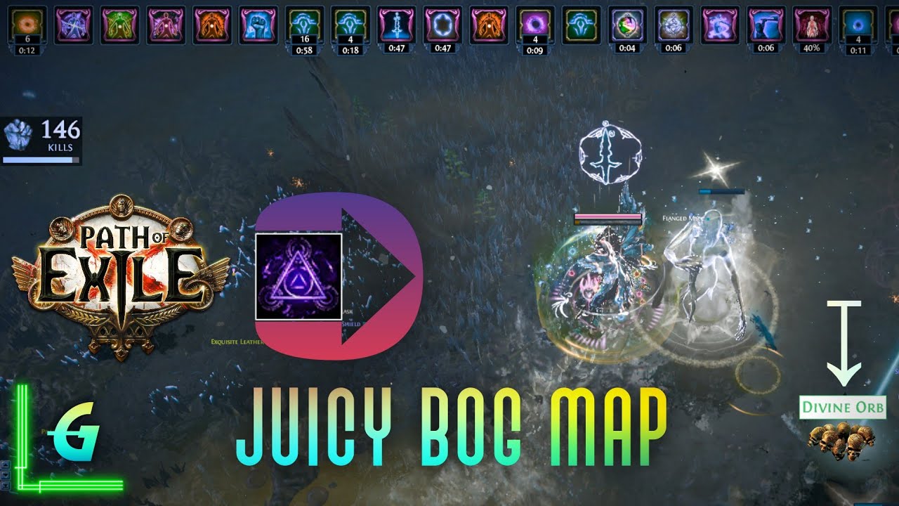 POE Rare Drops - Divine Orb Found In Bog Map - YouTube