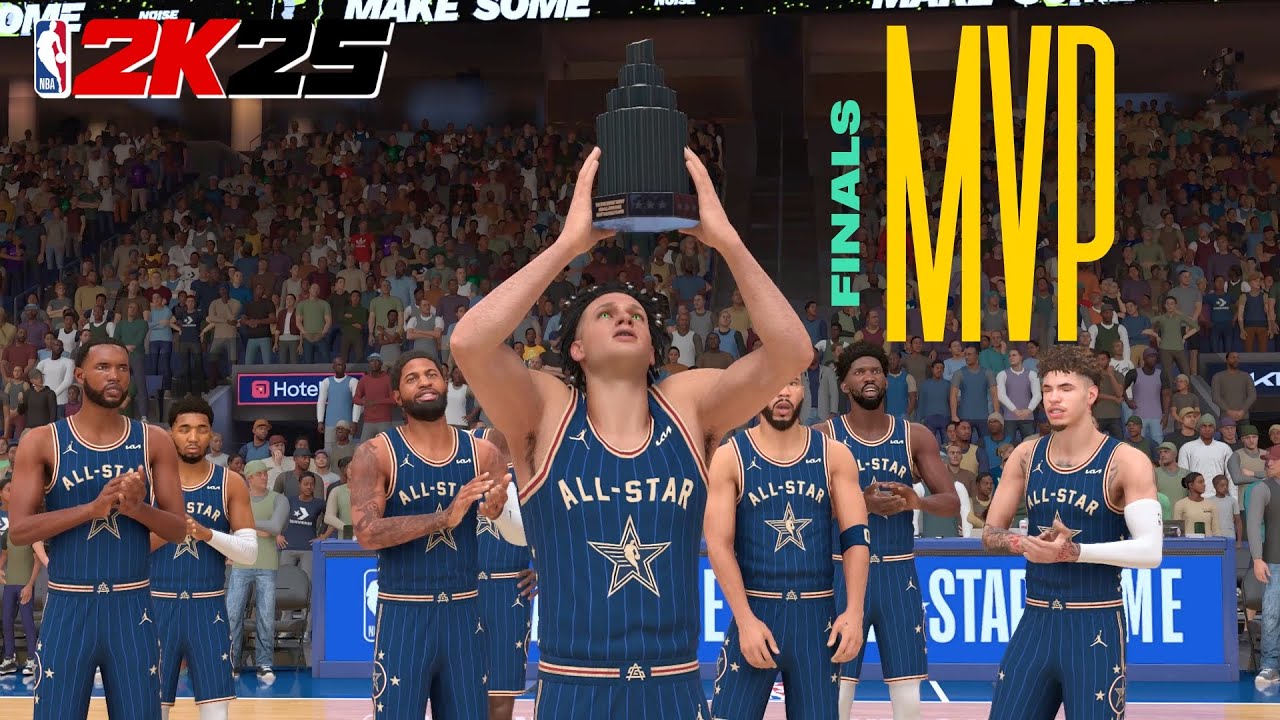 NBA 2K25 ALL-STAR GAME FINALS MVP- INSANE LOBS, DUNKS GAMEPLAY ...