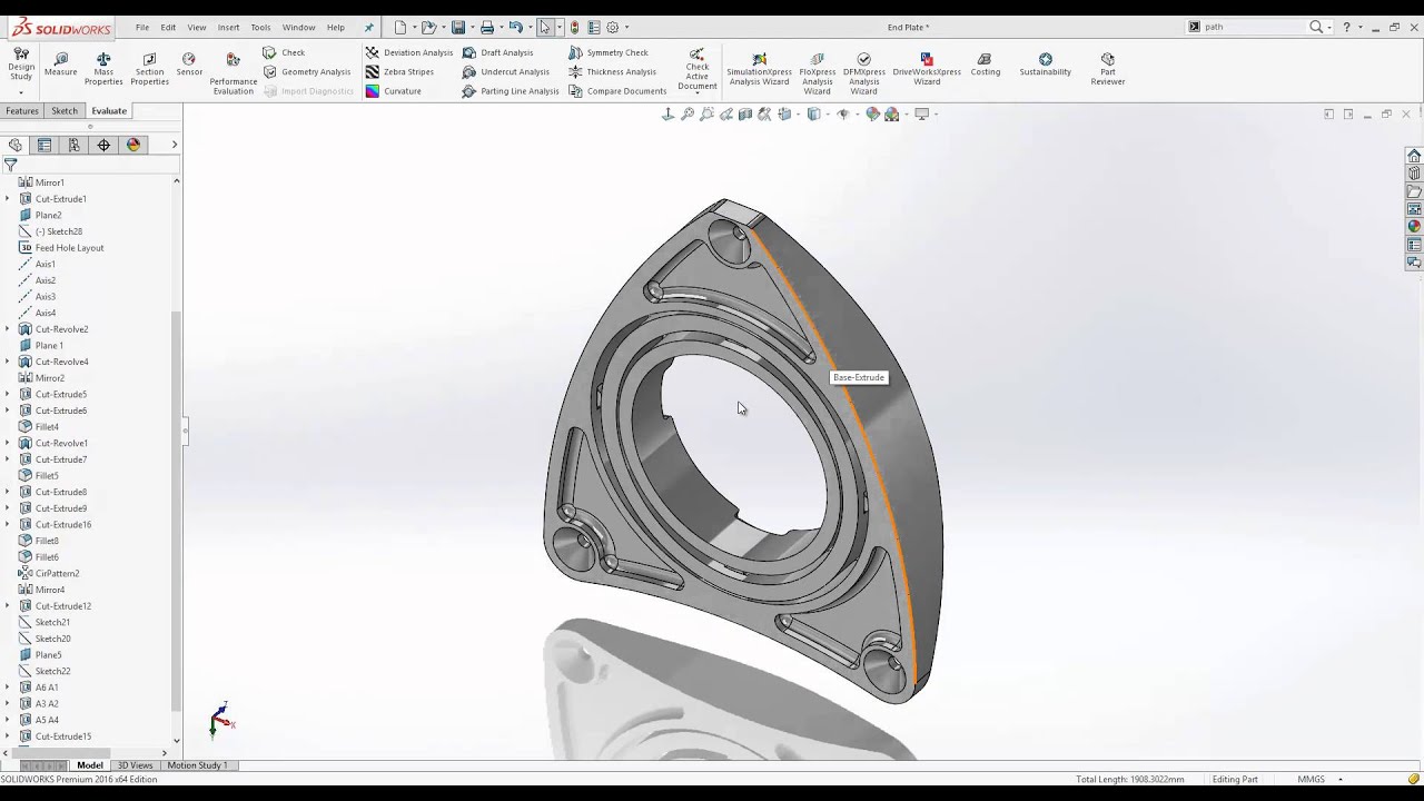How To Measure The Length Of A Group Of Edges In SOLIDWORKS YouTube How To Measure The Length Of A Group Of Edges In SOLIDWORKS YouTube