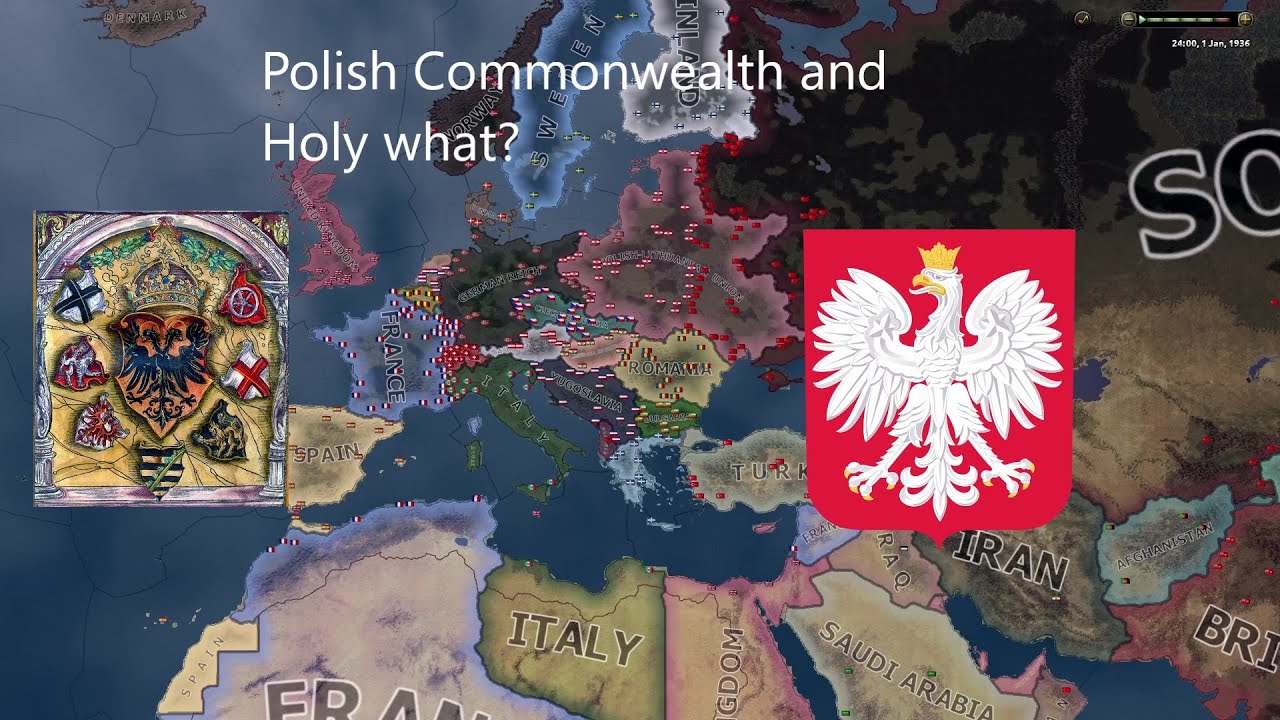 Polish- Lithuanian Commonwealth and Holy what? - Hoi4 Timelapse - YouTube