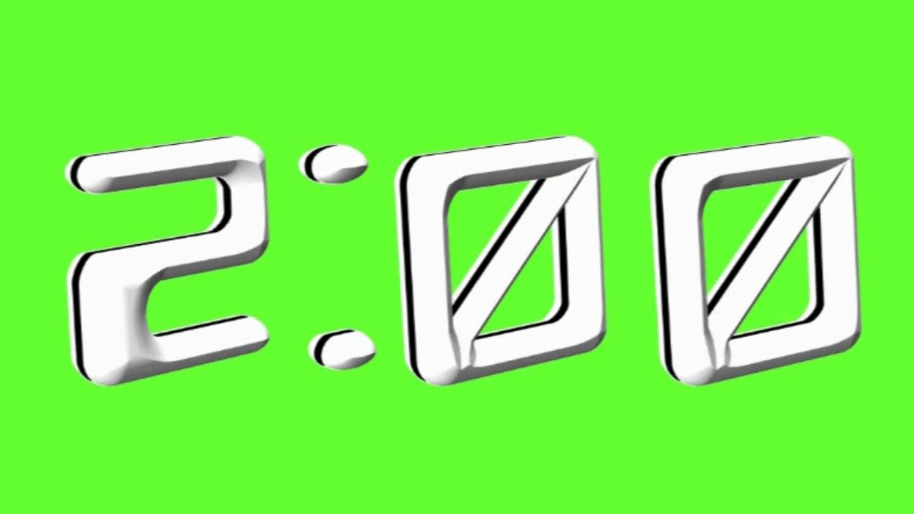 FREE Green screen 5 Minute Count Down Timer - Royalty Free - YouTube