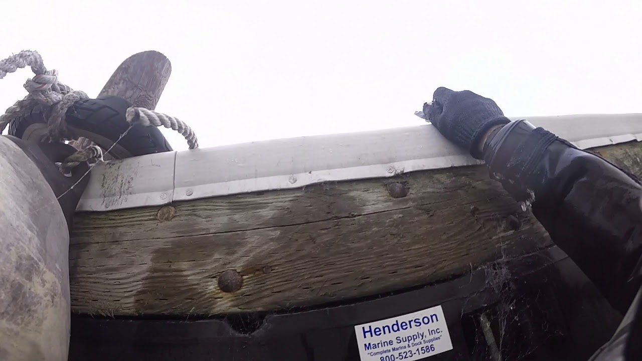 Rudder anodes zinc replace very easy R 4 - YouTube