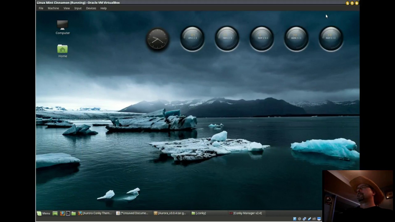 Install And Configure Conky System Monitor - YouTube