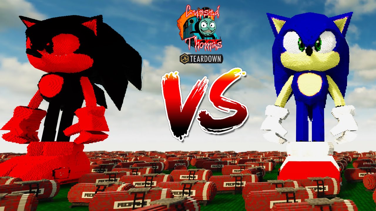 Extreme Teardown Challenge: Cars Wreck Sonic in Epic Destruction ...