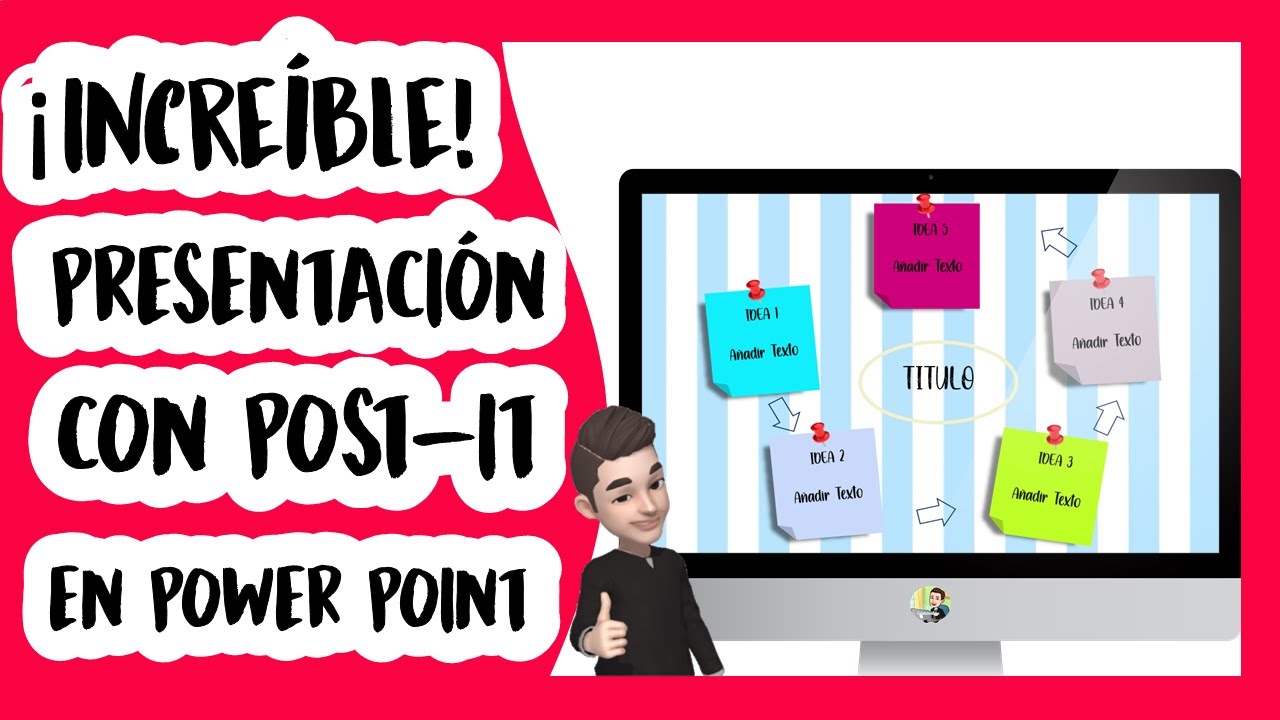 DIAPOSITIVAS CON NOTAS POST-IT EN POWER POINT ¡FÁCIL Y RÁPIDO! 🎨🎨🎨 ...