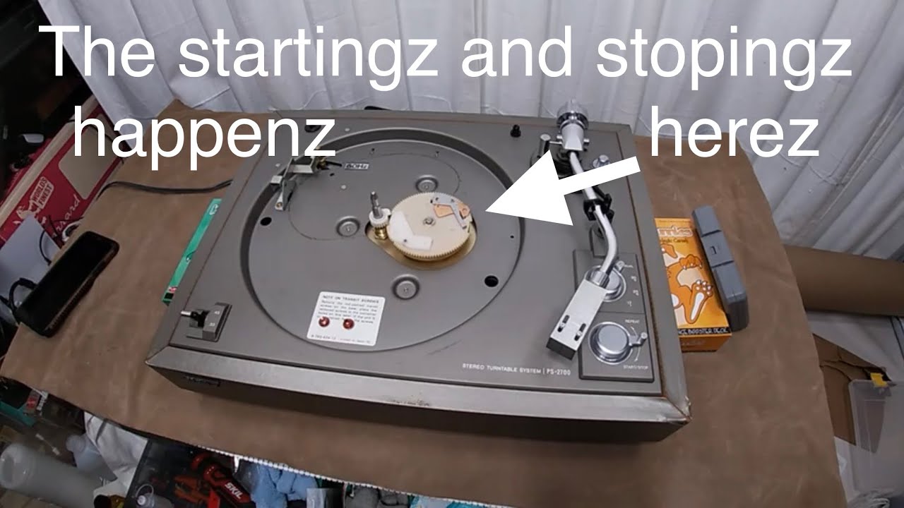 How does a mechanical turntable's start and stop function work? How to ...