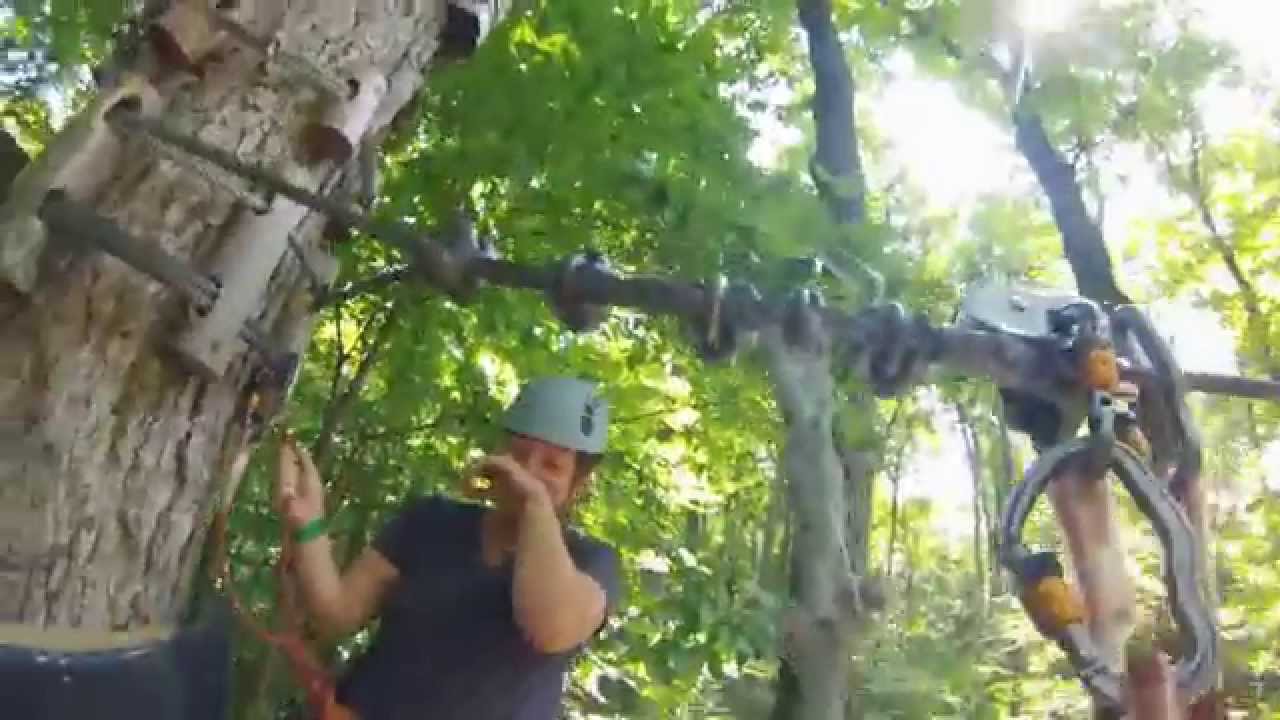 Zipline - Arbraska - Rigaud - YouTube