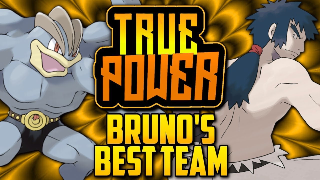 WHAT IS BRUNO'S BEST POSSIBLE TEAM!? Elite 4 Bruno's Evolution In The ...