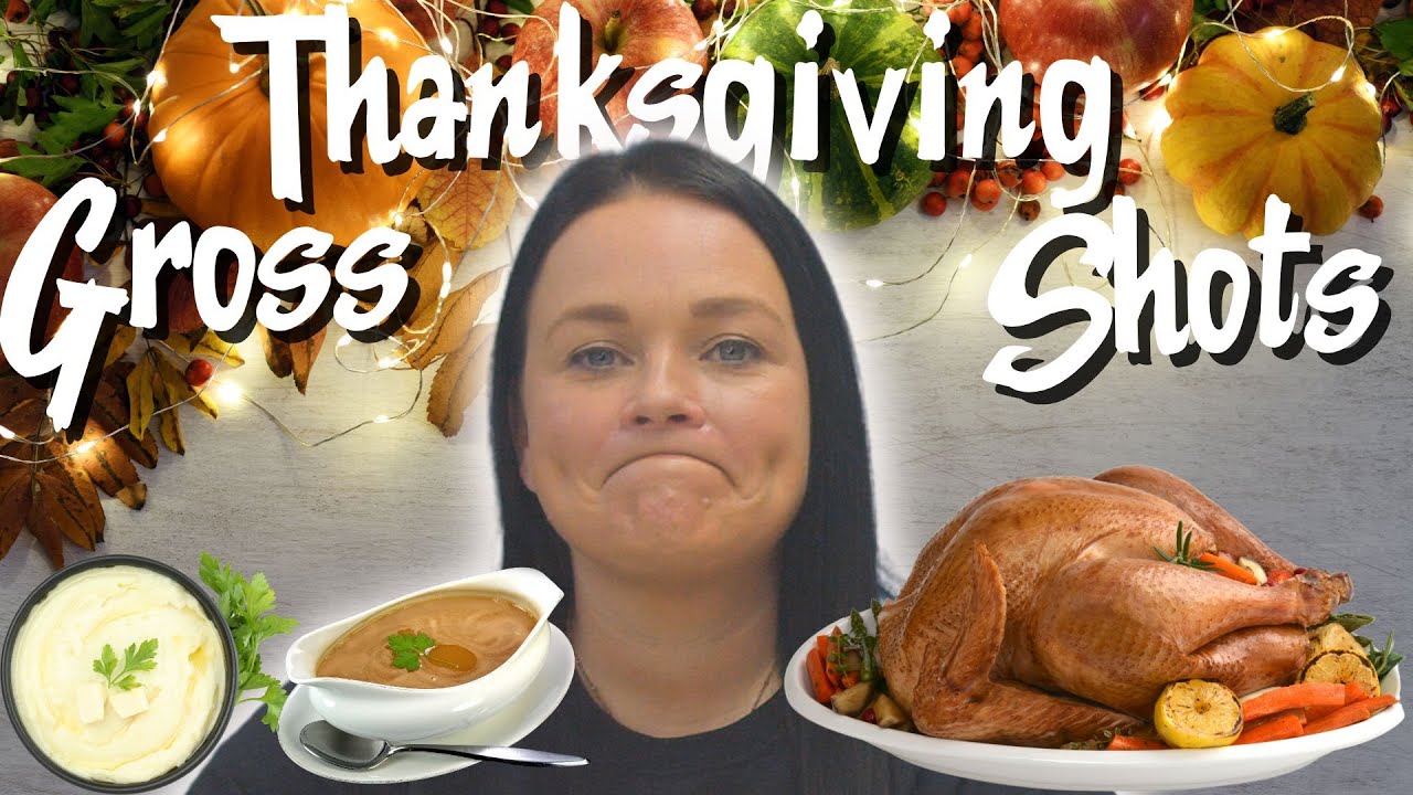 Southern People TRY Gross Thanksgiving Shots - YouTube