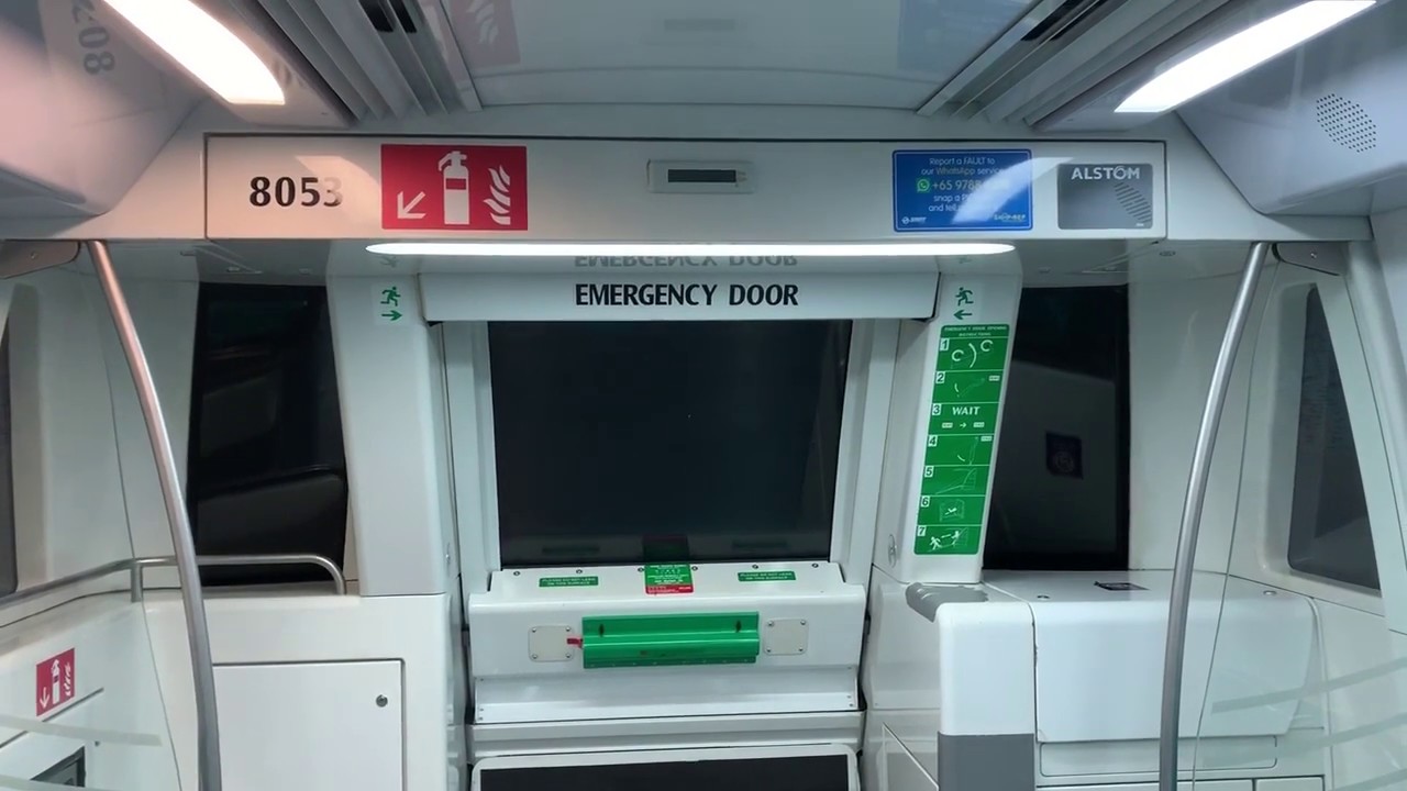 [1/2] SMRT Trains CCL Alstom Metropolis C830 [805] - HarbourFront to ...