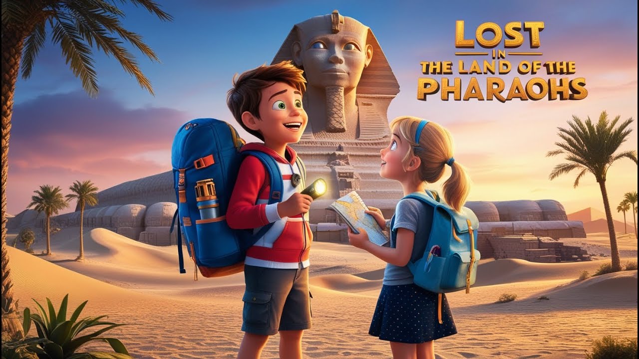 Lost in the Land of the Pharaohs - Animated Video for Kids in English ...