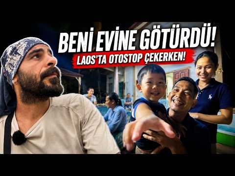 Laos'ta Karanlıkta Yolda Kaldım! - Bir Aile Beni Evine Aldı 🇱🇦  *139