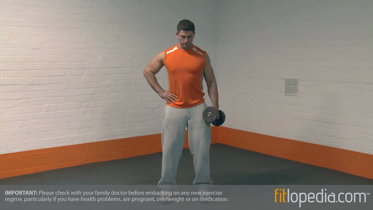 Single Arm Dumbbell Lateral Raise - YouTube