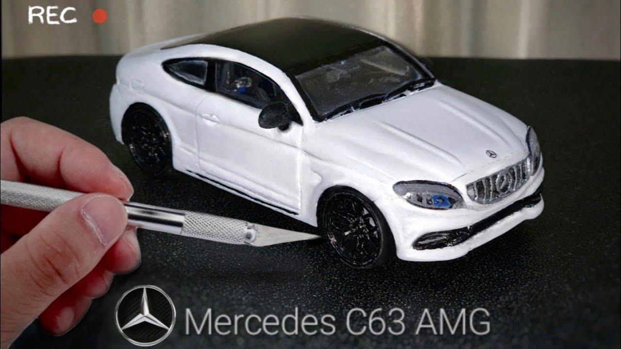 I built a Mercedes C63 AMG from plastic | 1/24 - YouTube